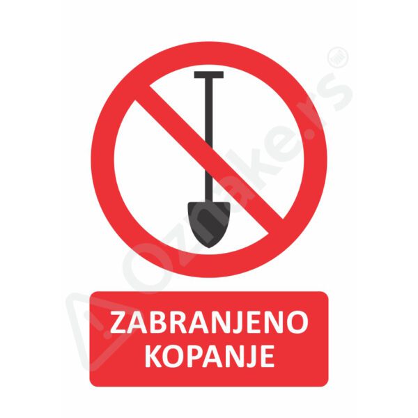 Zabranjeno kopanje