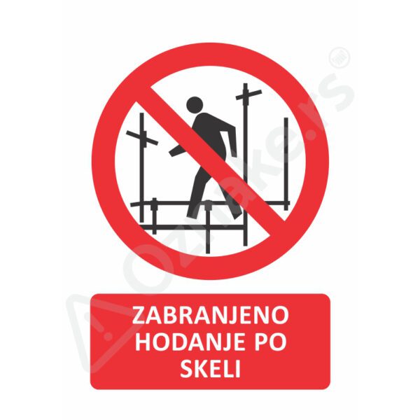 Zabranjeno hodanje po skeli