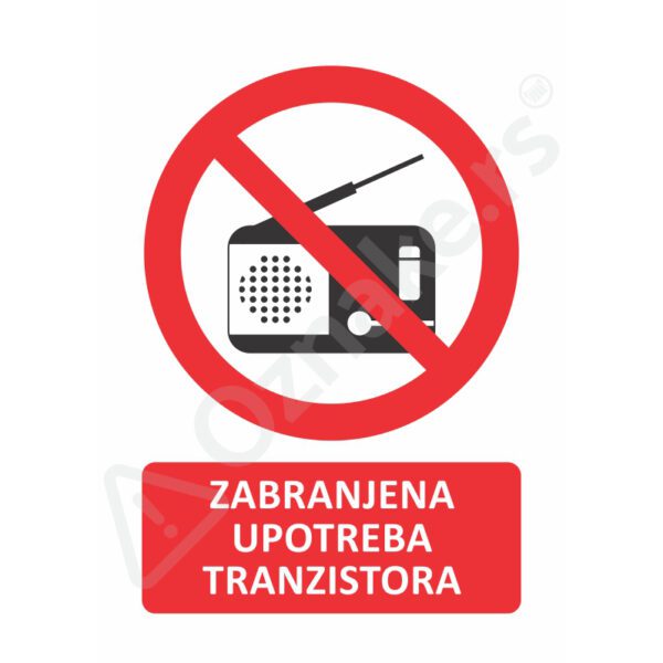 Zabranjena upotreba tranzistora