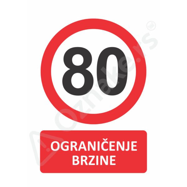 Ograničenje brzine 80