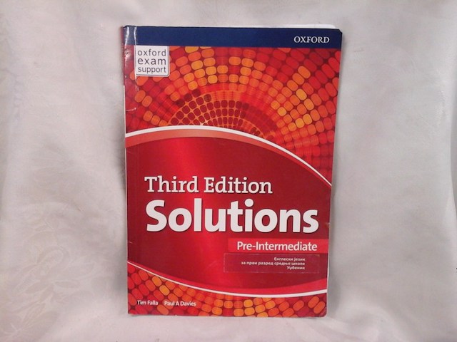 Solutions pre intermediate Oxford engleski jezik prvi