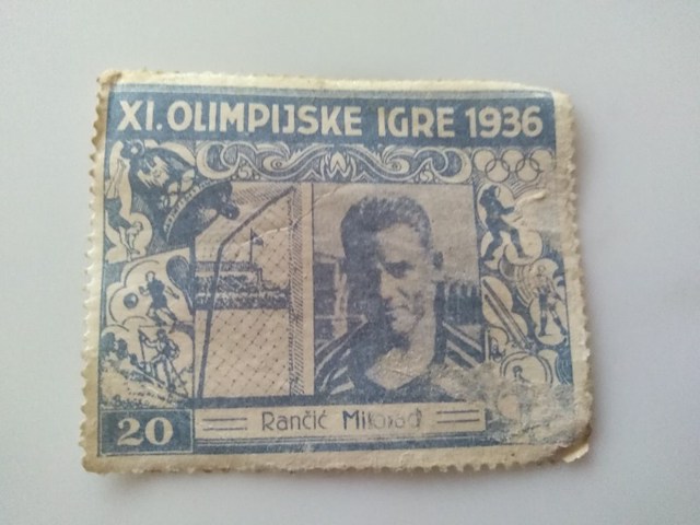 Olimpijske igre Berlin 1936 sličica 20