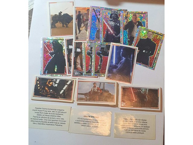 Sličice Star Wars Buđenje sile Topps 2015 na komad 71