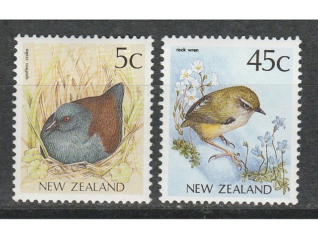 New Zealand-1991-Native Birds-MNH