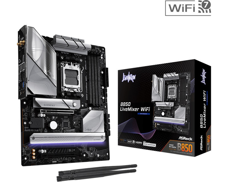 ASROCK - B850 LIVEMIXER WIFI matična ploča