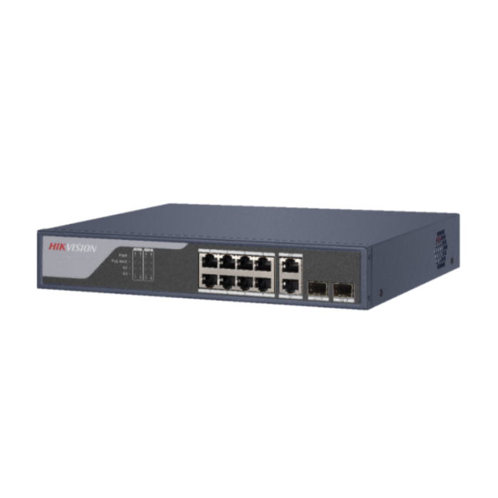 Hikvision DS-3E1310P-SI 10-portni (8+2) PoE switch
Hikvision DS-3E1310P-SI 10-portni (8+2) PoE switch