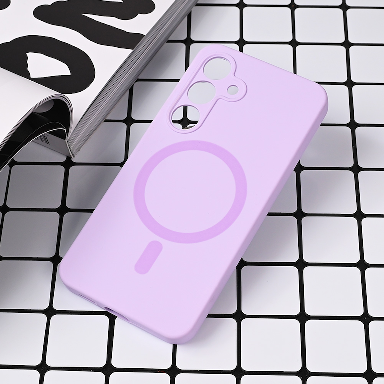 Futrola Magsafe Pure color za Samsung S921B Galaxy S24 lila