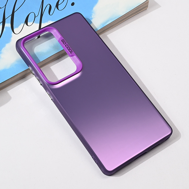 Futrola providna za Samsung S938 Galaxy S25 Ultra ljubicasta