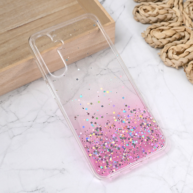 Silikonska futrola Glitter za Samsung A165B Galaxy A16 5G roze