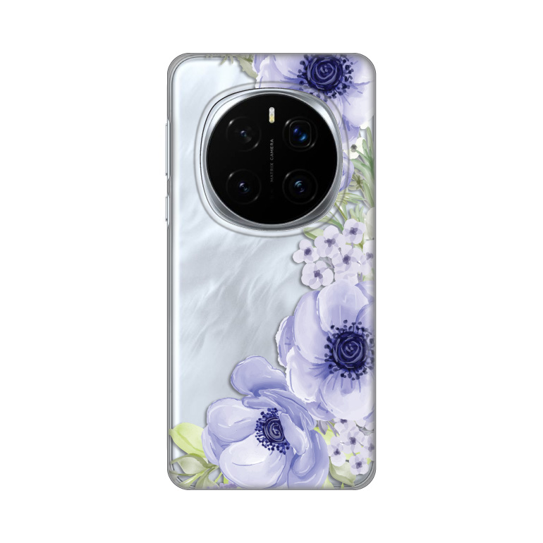 Silikonska futrola print Skin za Huawei Honor Magic 7 Pro Blue Roses