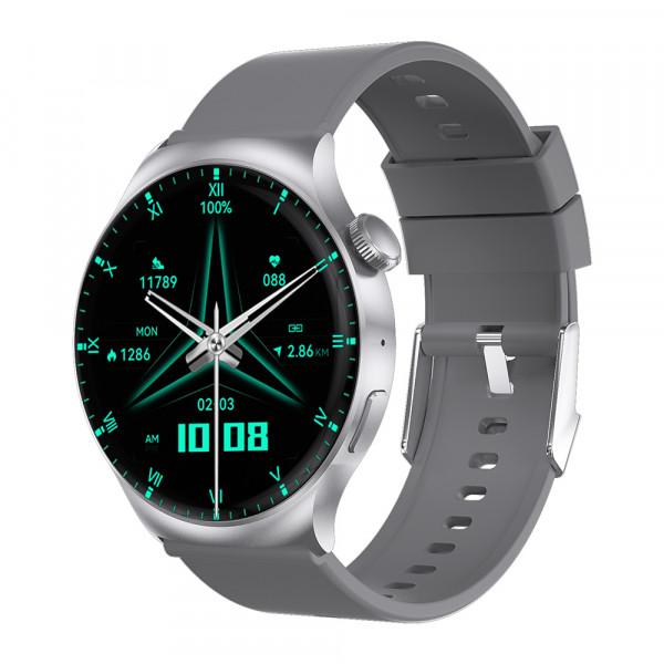 Smart Watch DT4 Mate srebrni (silikonska narukvica)