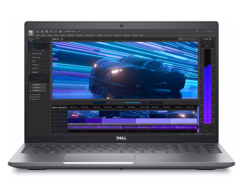 Dell Laptop Precision M3591 15.6", U7-155H, 32GB, 1TB, RTX 2000, Win11Pro, NOT24430