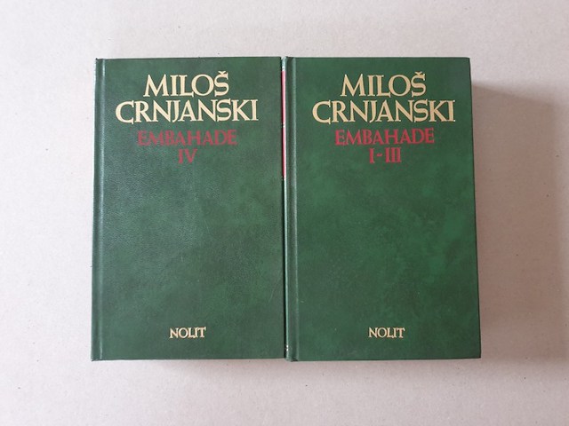 Embehade I - IV, Miloš Crnjanski