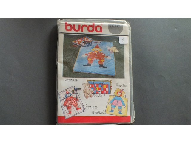 Original Nemačka Burda kroj, Burda šnit broj 5008