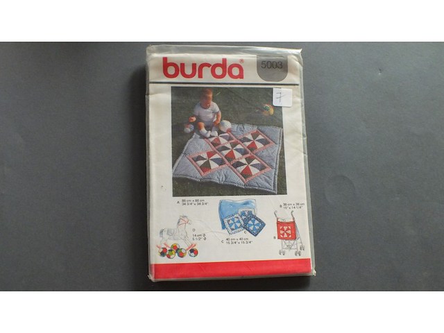 Original Nemačka Burda kroj, Burda šnit broj 5003