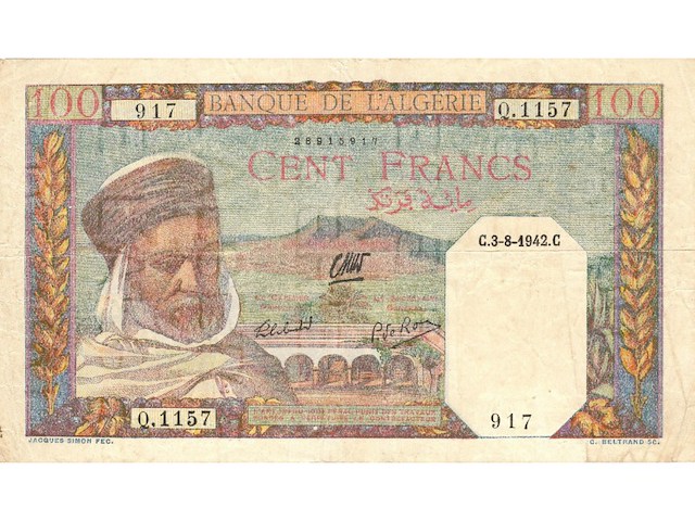 100 Franaka 1942.