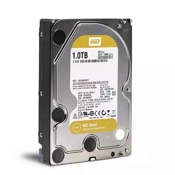 WESTERN DIGITAL Hard disk 1TB SATA3 128MB WD1005FBYZ Gold