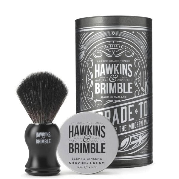 HAWKINS&BRIMBLE POKLON SET ZA BRIJANJE SREBRNI