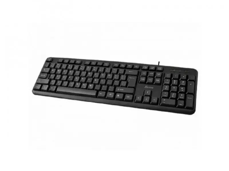 X WAVE X 09 Tastatura, USB, US, Crna