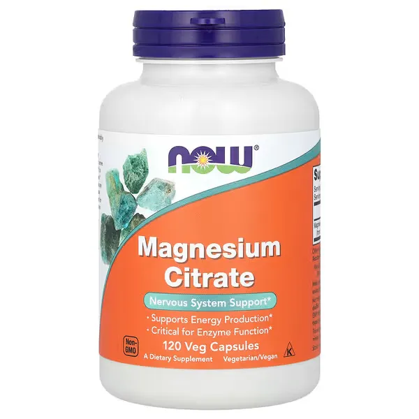 NOW MAGNESIUM CITRAT a120 cps