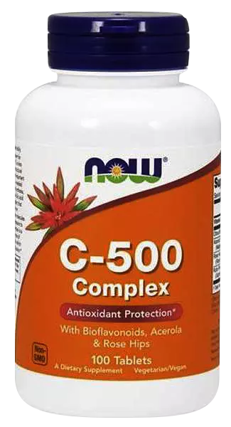 NOW VITAMIN C 100X500MG