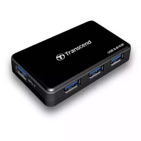 TRANSCEND USB Hub 4 port TS-HUB3K 3.0 crni