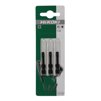 Hikoki set 1/4" udarnih bitova T25-38mm 3/1 751183