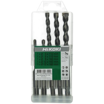 Hikoki set burgija SDS-plus 5/6mmx110mm / 8/10/12mmx160mm 5/1 4100840