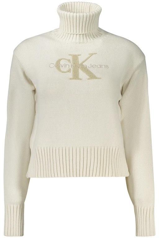 CALVIN KLEIN Ženski džemper J20J224229_BIYBI, Beli