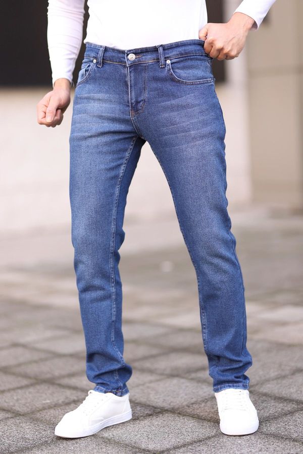 TRENDYOL MEDIUM BLUE-5001 MEN'S REGULAR JEANS