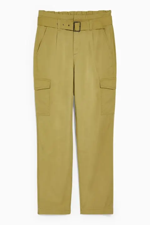 C&A Ženske cargo pantalone, Zelene