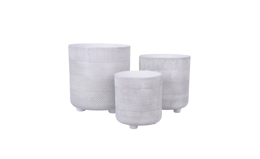 Saksija lc5006 white 19.5x21 cm