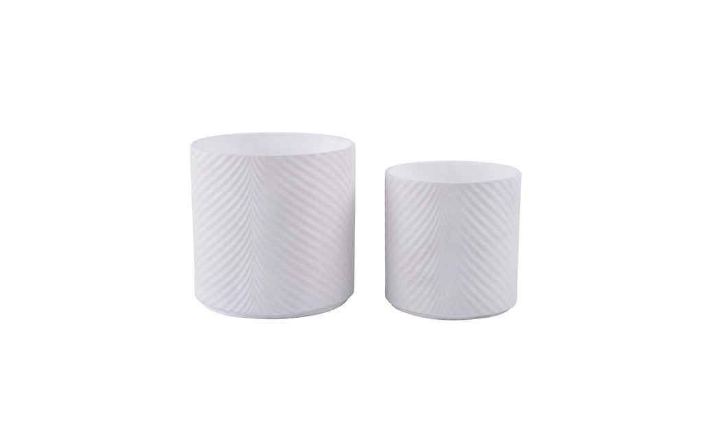Saksija lc5019 white 16x16 cm