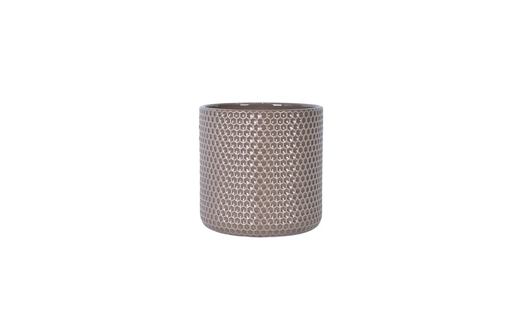 Saksija lc5001 taupe 16x16 cm