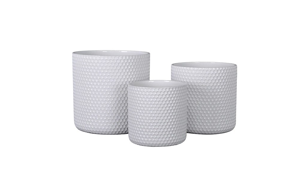 Saksija lc5001 white 16x16 cm