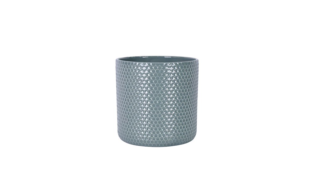 Saksija lc5001 grey 19x19 cm