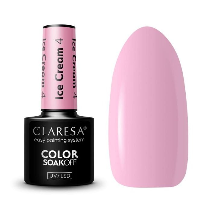 Claresa trajni lak za nokte uv/led Ice Cream 4 5g