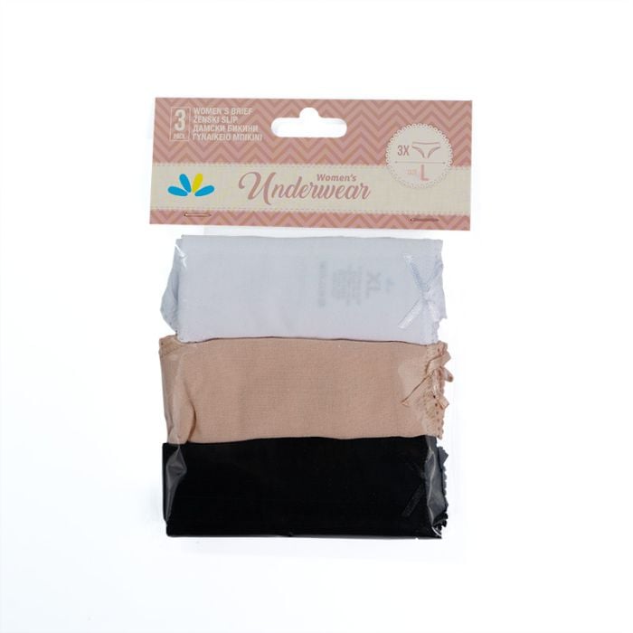 Lilly basic set gaćica classic 3 boje 3 kom L