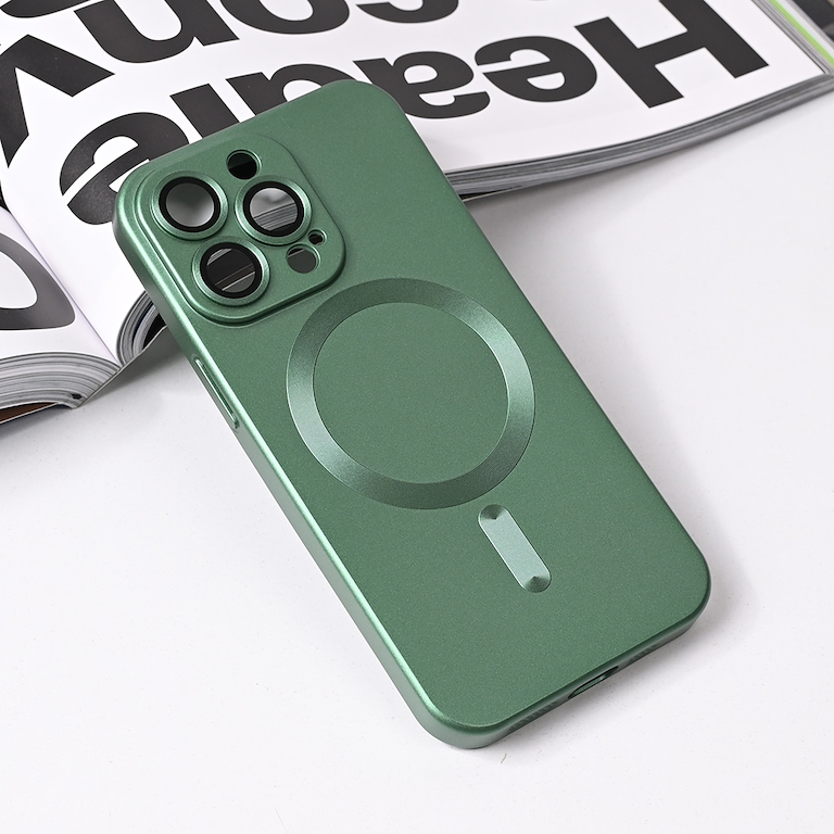 Zastitna maska (futrola) Magsafe Chrome - iPhone 13 Pro zelena