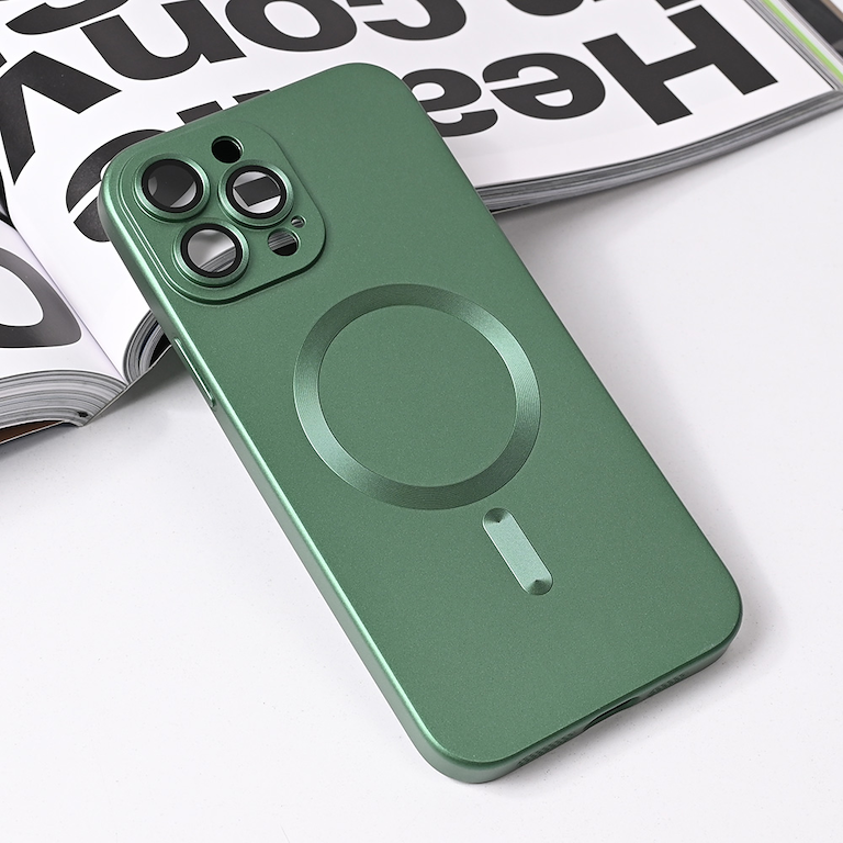 Zastitna maska (futrola) Magsafe Chrome - iPhone 13 Pro Max 6.7 zelena