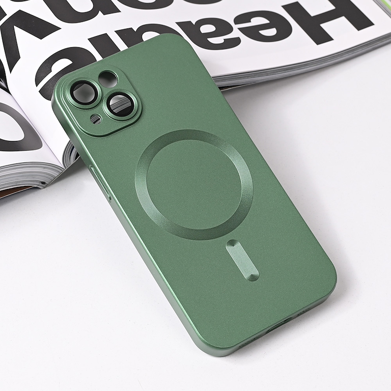Zastitna maska (futrola) Magsafe Chrome - iPhone 14 zelena