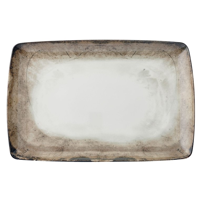 Pravougaoni tanjir za serviranje/Oval, 35X22, “Shade Earth Porcelan” cena: 3.588 din