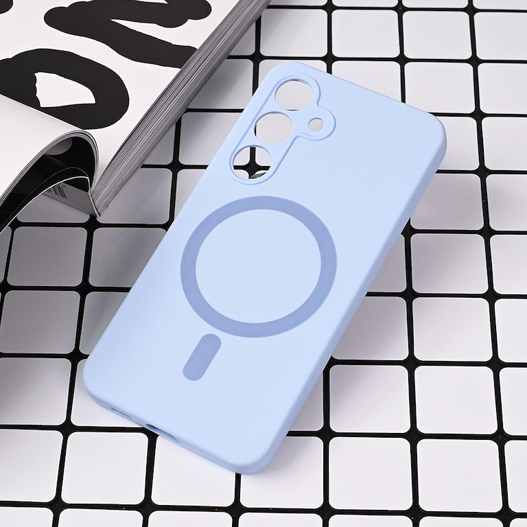 Zastitna maska (futrola) Magsafe Pure color - Samsung S921B Galaxy S24 svetlo plava