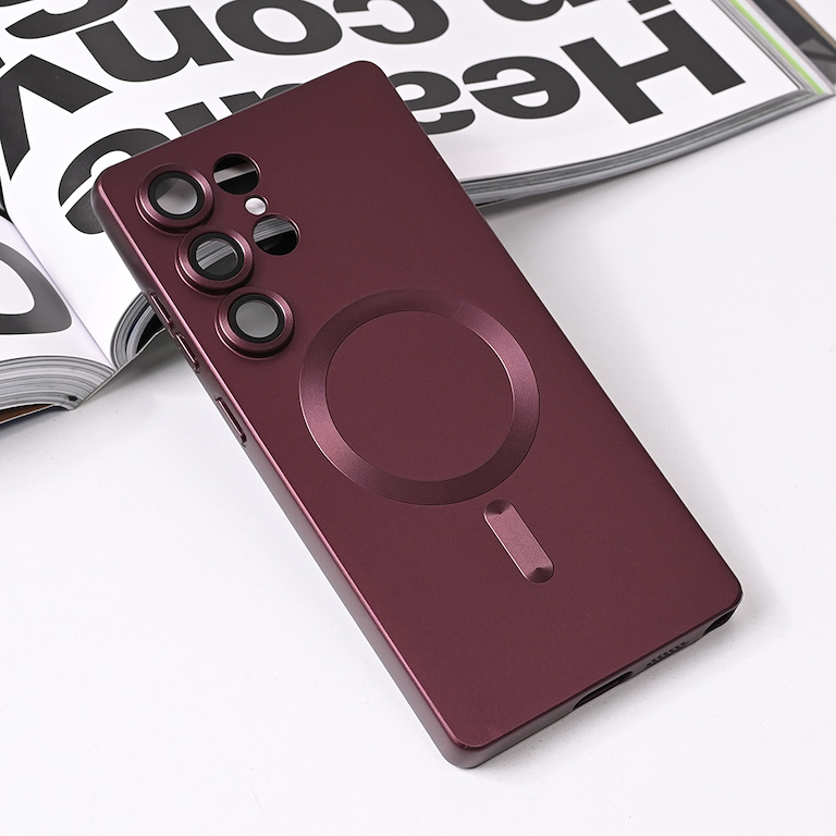 Zastitna maska (futrola) Magsafe Chrome - Samsung S938 Galaxy S25 Ultra bordo