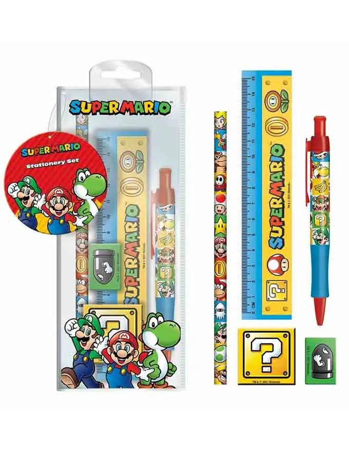 PYRAMID INTERNATIONAL Set pribora Super Mario, 5 komada