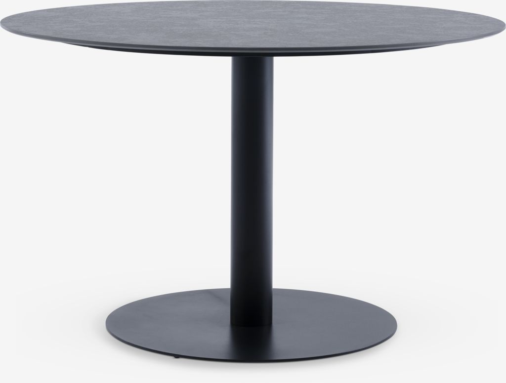 Garden table VAMDRUP Ø120 grey