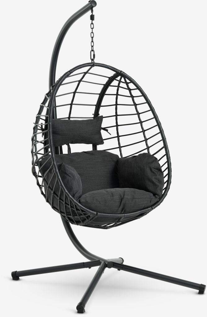 Hanging chair BORK W101xH185xD117 black