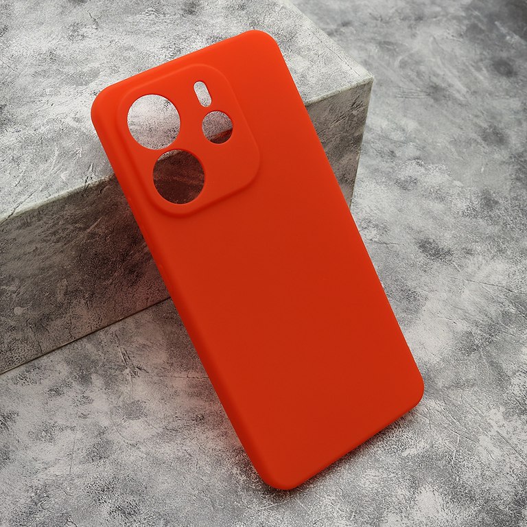 Zastitna maska (futrola) GENTLE COLOR - Xiaomi Redmi Note 14 4G crvena (MS)