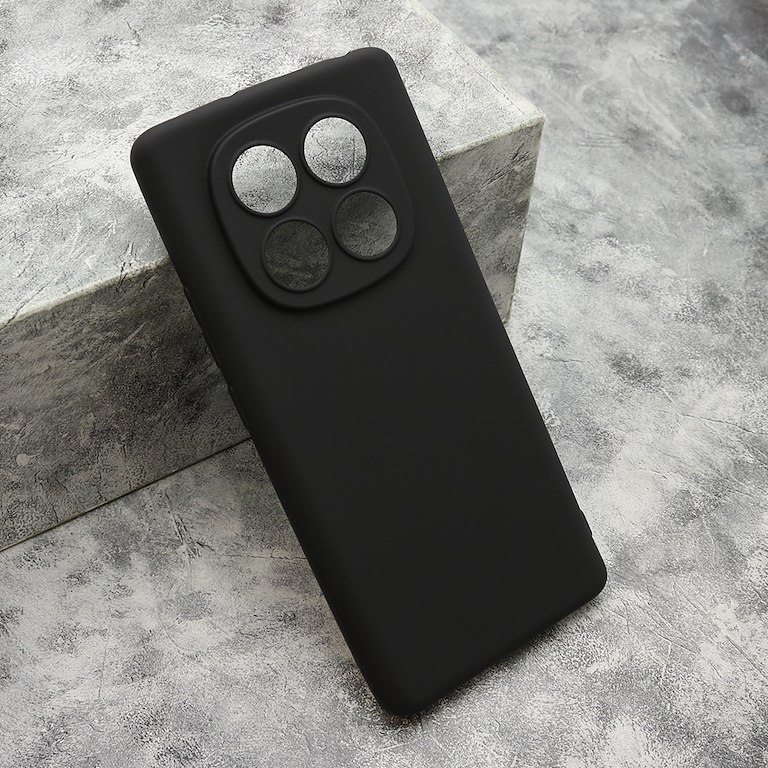 Zastitna maska (futrola) GENTLE COLOR - Xiaomi Redmi Note 14 Pro 4G crna (MS)