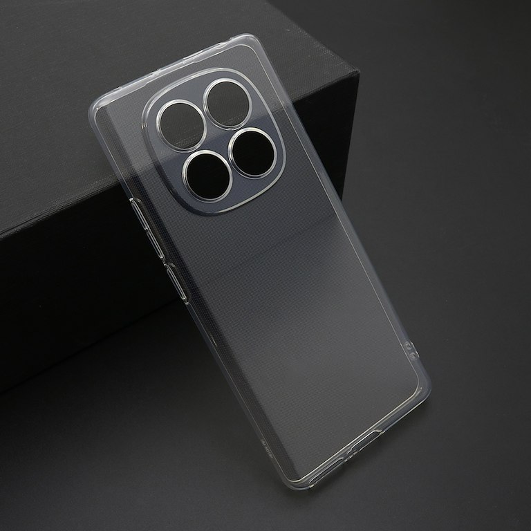 Zastitna ultra tanka (skin) maska / futrola PROTECT - Xiaomi Redmi Note 14 Pro 4G providna (bela) (MS)